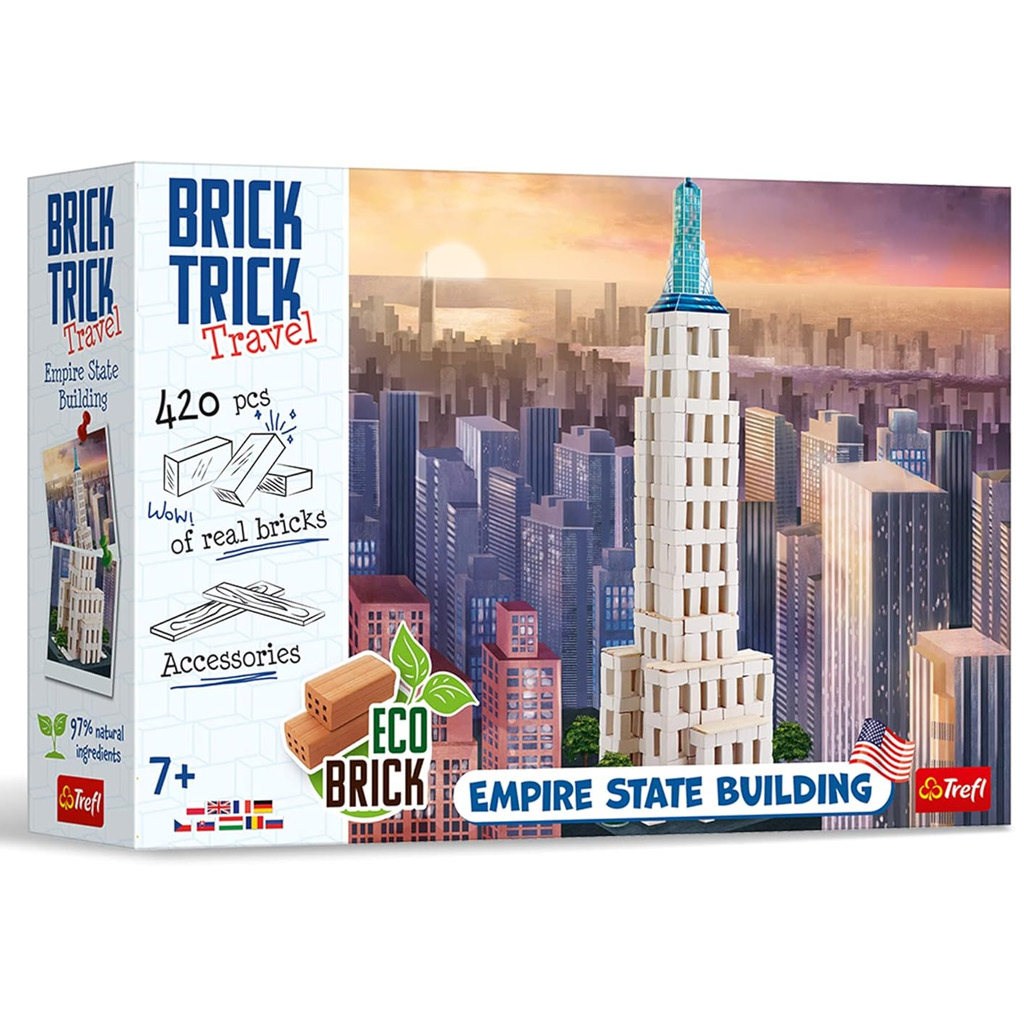 Brick Trick Téglából építünk Empire State Building XL építőjáték ...
