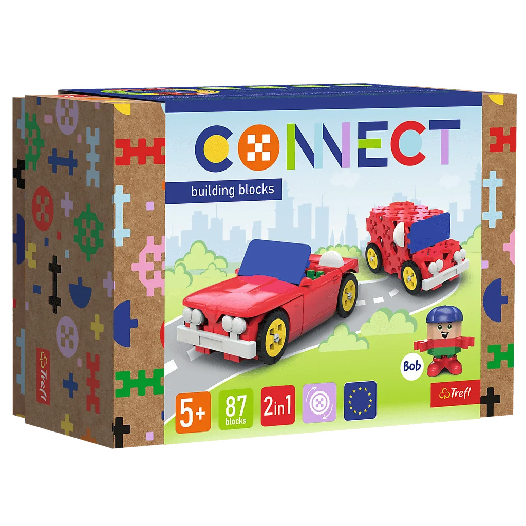 Connect Kabrió és furgon 87db-os építőjáték szett - Trefl vásárlás a ...